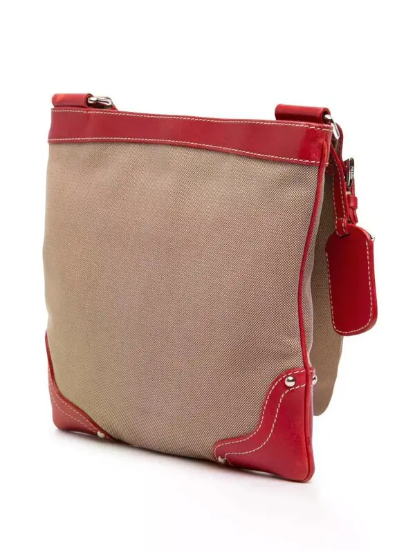 Prada 2010-2026 Canvas Canapa Logo Crossbody Bag