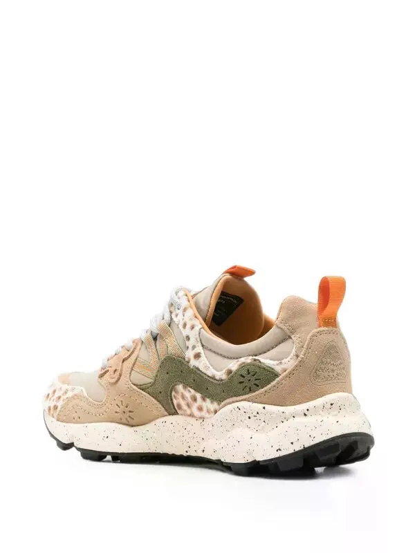 FLOWER MOUNTAIN Yamano 3 Leopard-print Panelled Sneakers