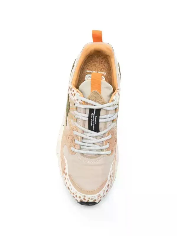 FLOWER MOUNTAIN Yamano 3 Leopard-print Panelled Sneakers