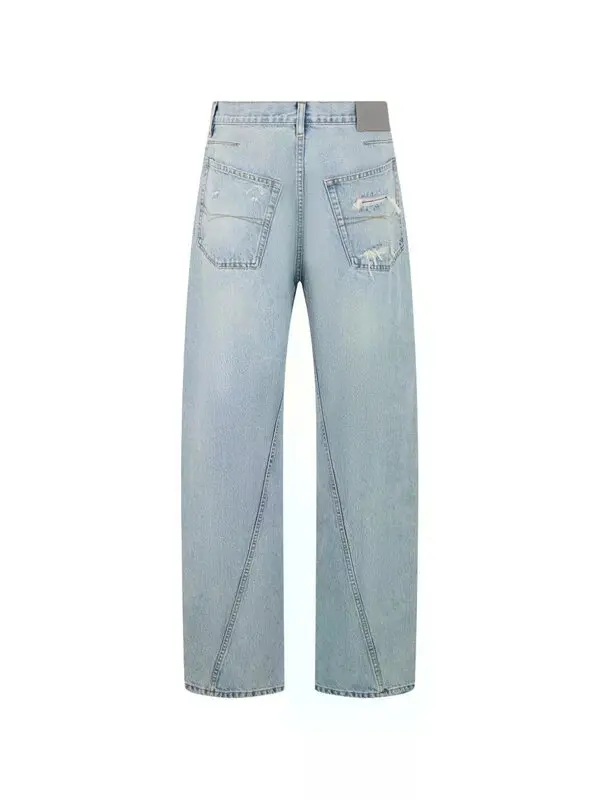 Balenciaga Distressed Loose-fit Jeans