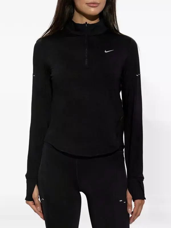 Nike Swift Logo-print Quarter-zip Sweatshirt