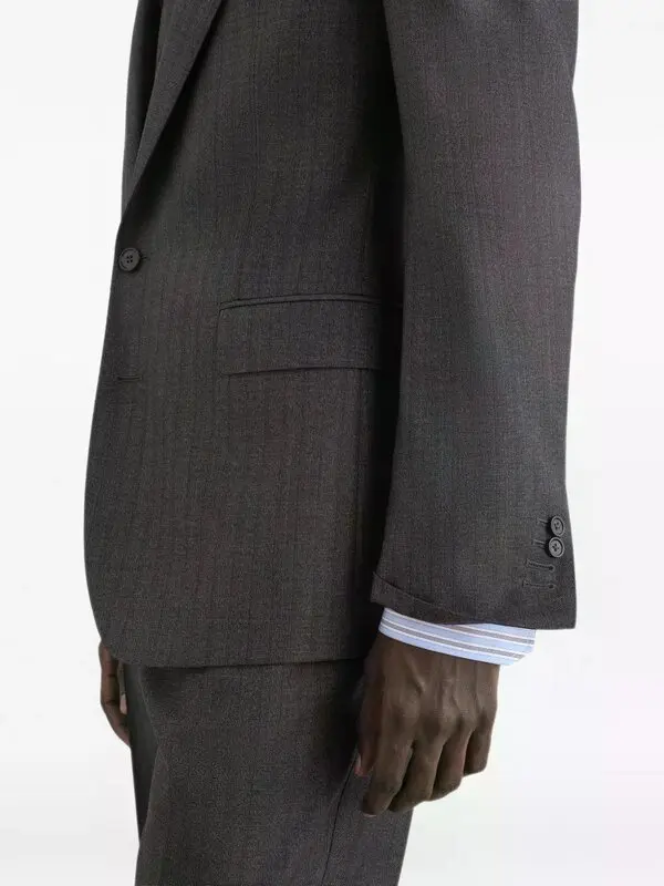 Dolce & Gabbana Pinstripe-pattern Notched-lapel Blazer