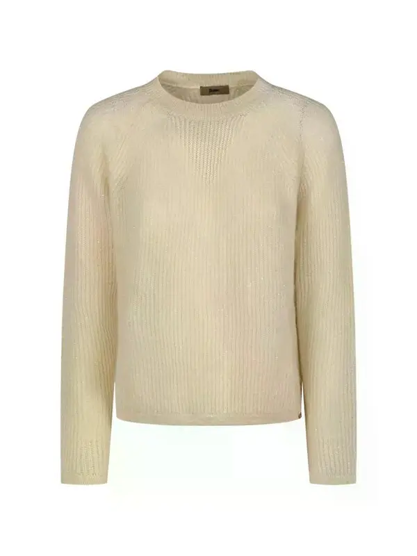 Herno Sequin-embellished Ribbed-knit Sweater