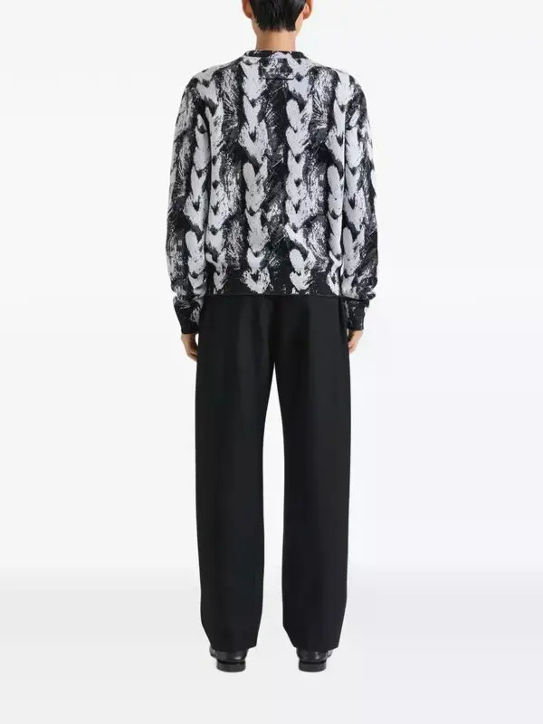 Givenchy Couture Seam Flannel Trousers