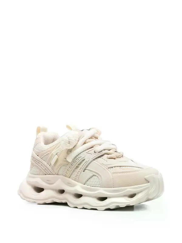 BUFFALO Malaga Lace Chunky Rope-lace Sneakers - Neutrals