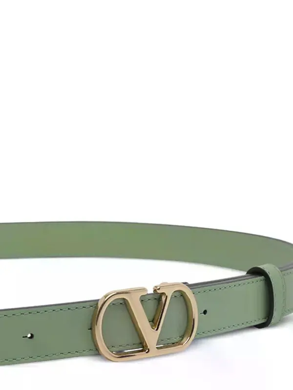 Valentino Garavani Vlogo Leather Belt