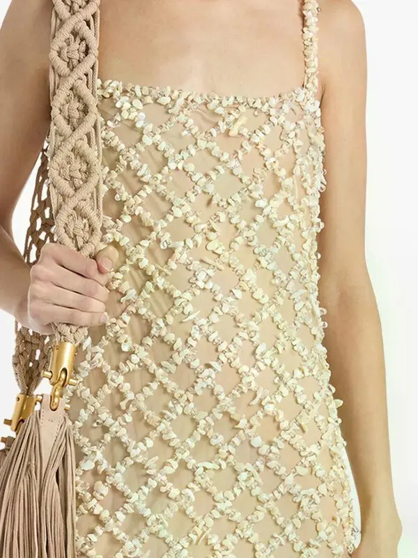 Balmain Mesh Shell Dress