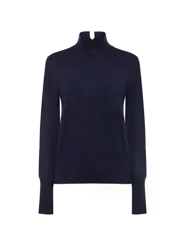 Pinko High-neck Logo-patch Sweater