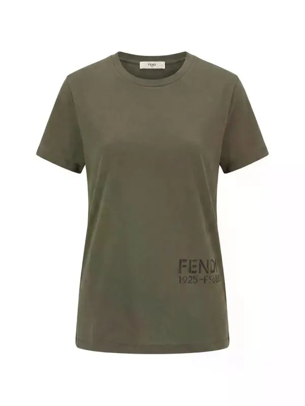 Fendi Logo-print Crew-neck T-shirt