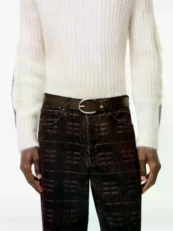 Burberry Leather Logo-detail Belt