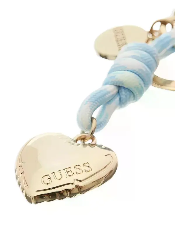 Guess Heart-charm Knotted Keyring