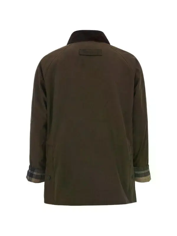 Barbour Bedale Waxed-cotton Corduroy-collar Jacket