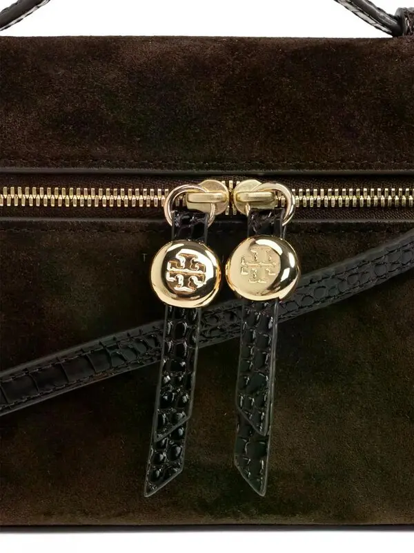 Tory Burch Romy Suede Slim Top Handle Bag