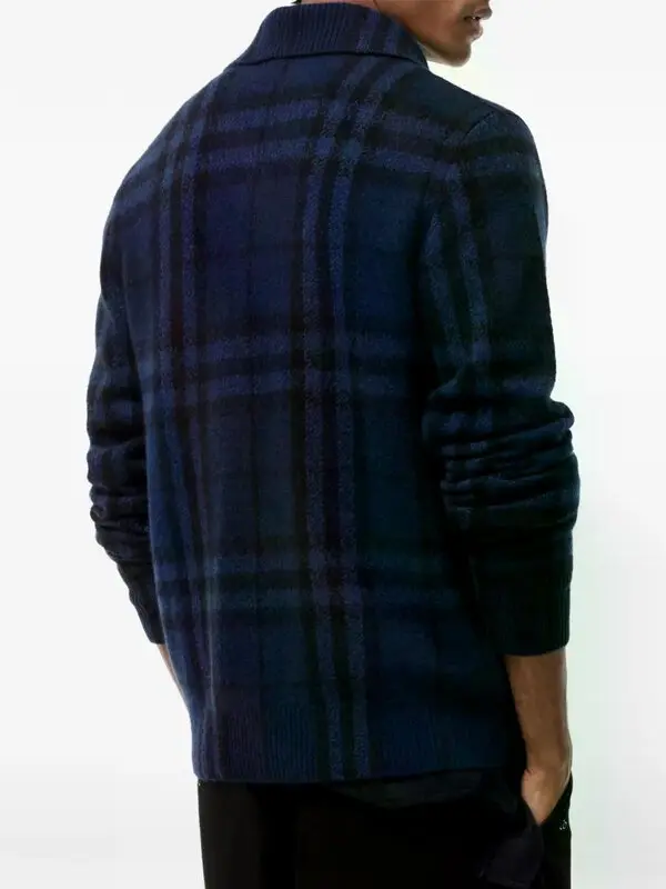 Burberry Check Cashmere Cardigan