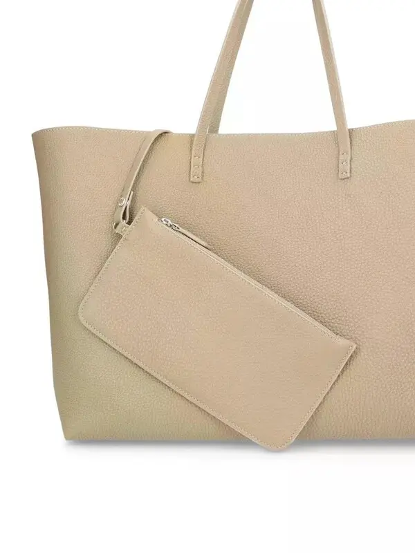 Fendi Roll Grained Leather Tote Bag