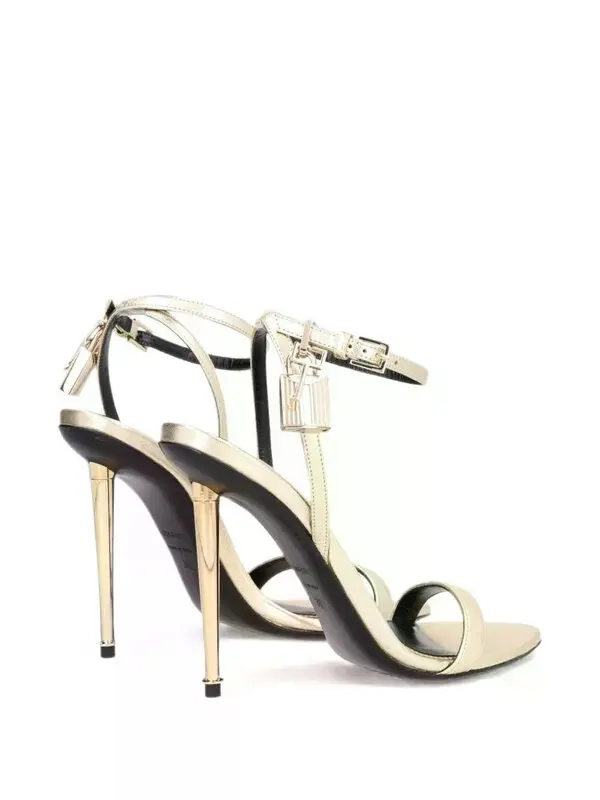 TOM FORD Padlock Pointed-toe Sandals