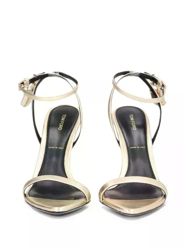 TOM FORD Padlock Pointed-toe Sandals