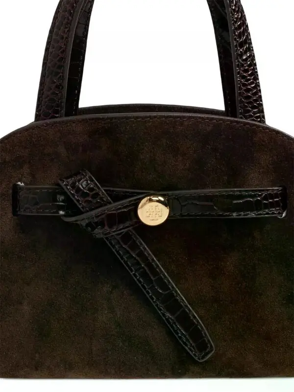 Tory Burch Small Romy Suede Bauletto Bag