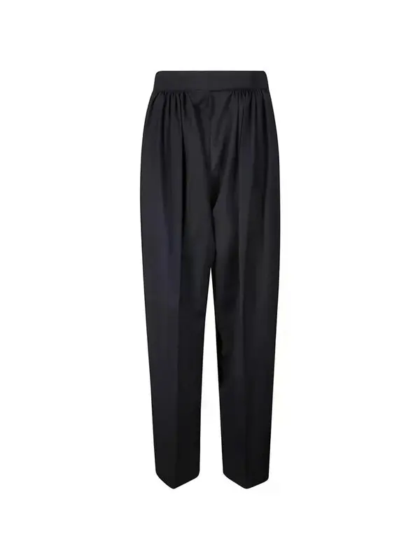Sportmax Pleated Virgin Wool Trousers