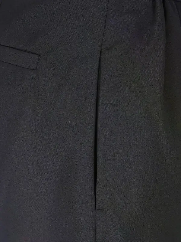 Sportmax Pleated Virgin Wool Trousers