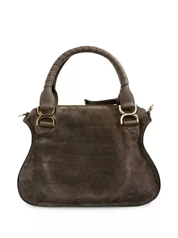 Chloé Small Marcie Suede Tote Bag - Brown