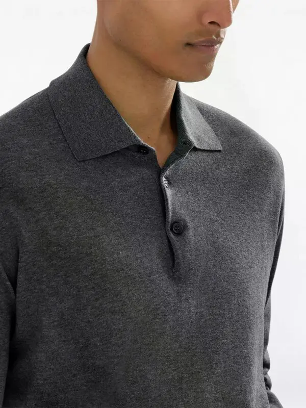 Brunello Cucinelli Cotton Lightweight Knit Polo Shirt