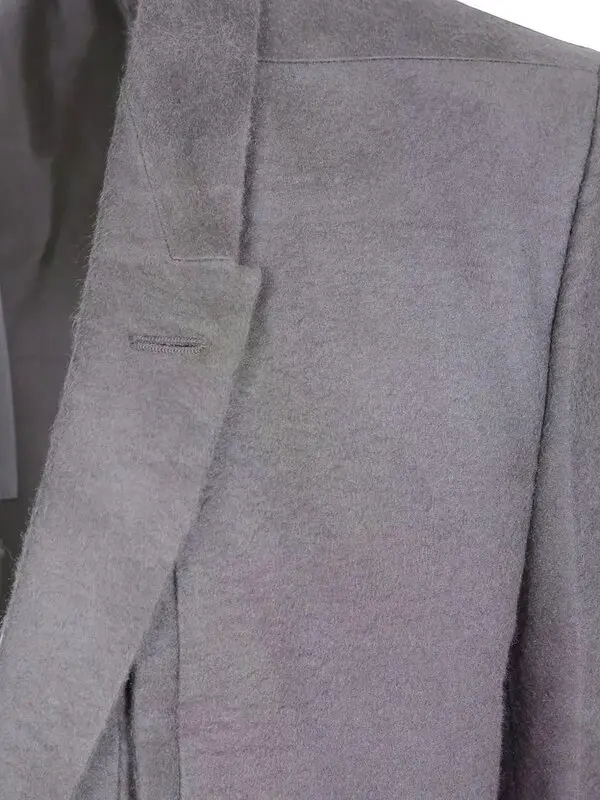 Rick Owens Single-breasted Ramie Blazer