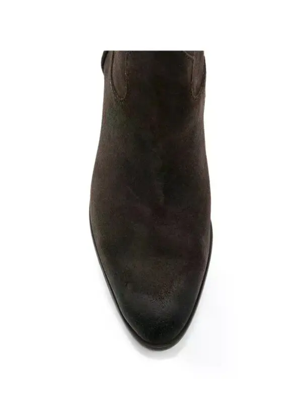 Ash Fame Leather Ankle Boots