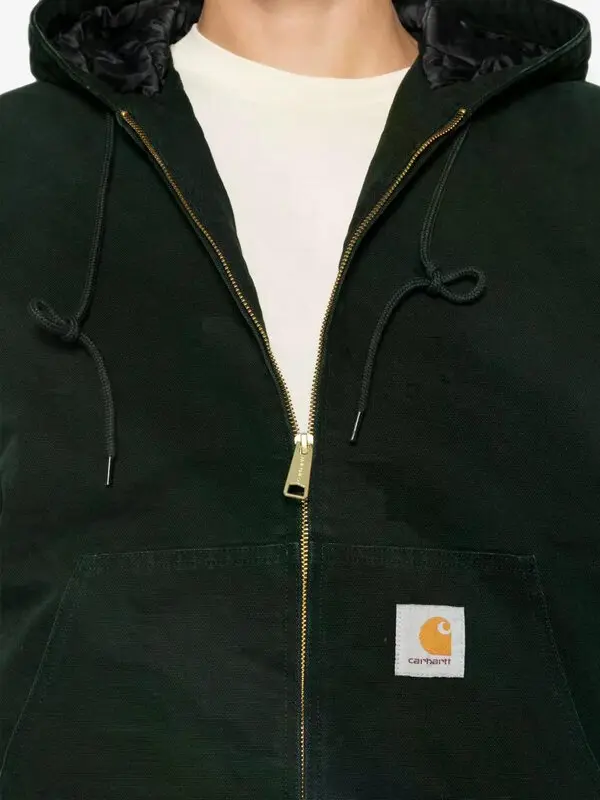 Carhartt Work In Progress Og Active Logo-patch Hooded Jacket
