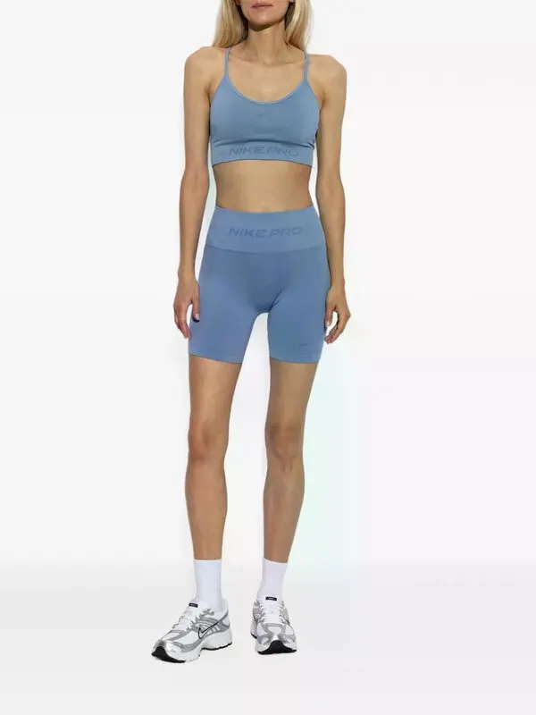 Nike Pro Seamless Logo-print Sports Bra