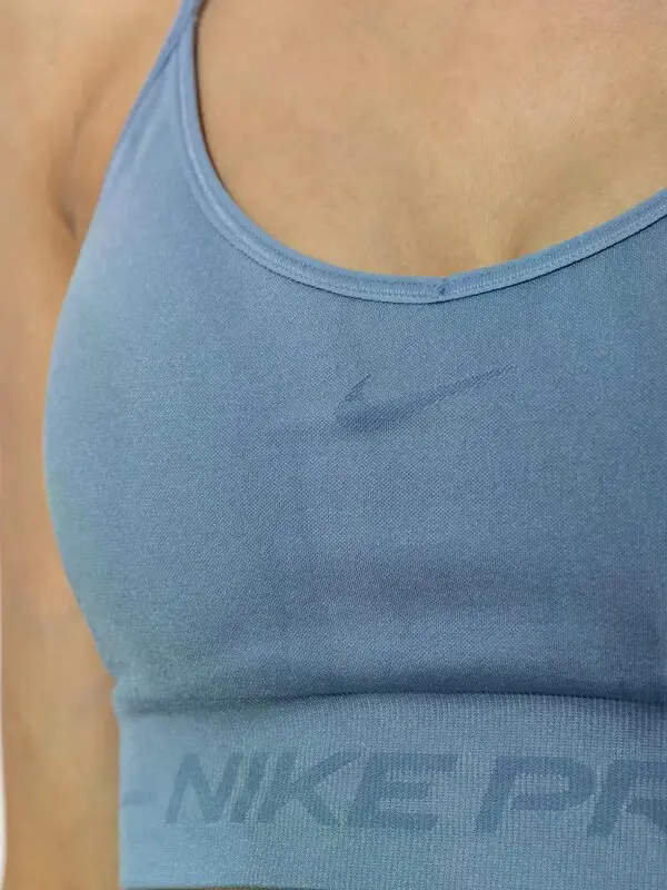 Nike Pro Seamless Logo-print Sports Bra