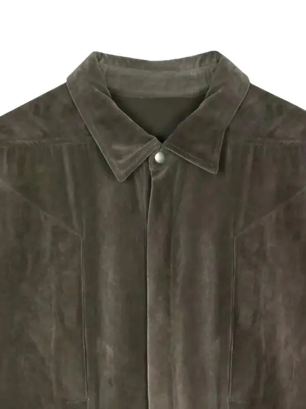 Rick Owens Fog Pocket Shirt - Brown