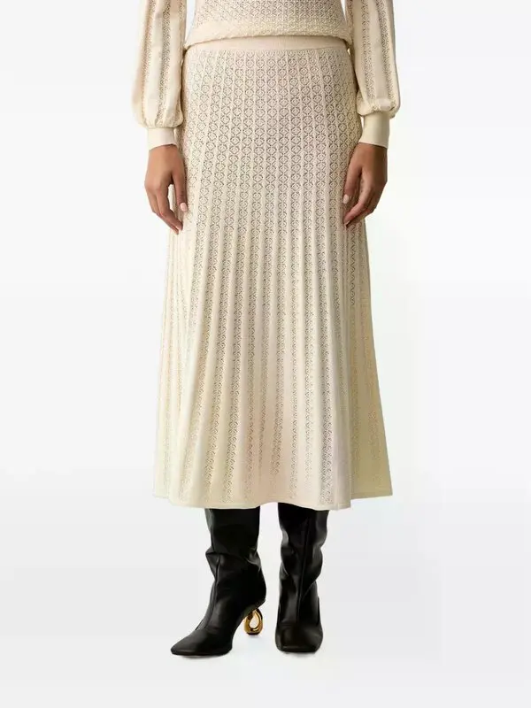 TWINSET Pleated Midi Skirt