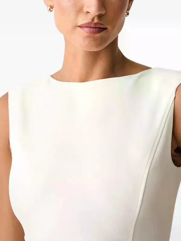 Pinko Belted Sleeveless Midi Dress