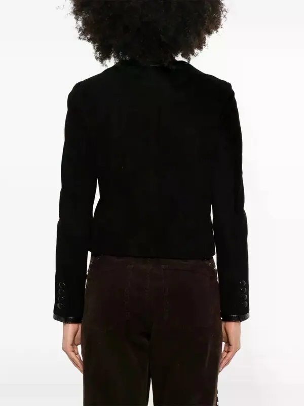 Celine Cropped Suede Jacket