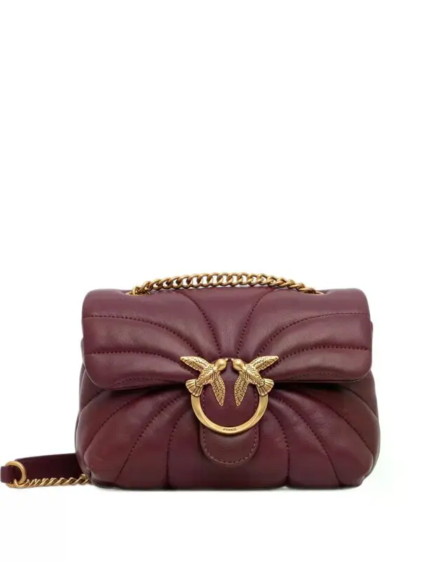 Pinko Mini Love Bag Puff Butterfly Nappa Leather Crossbody Bag