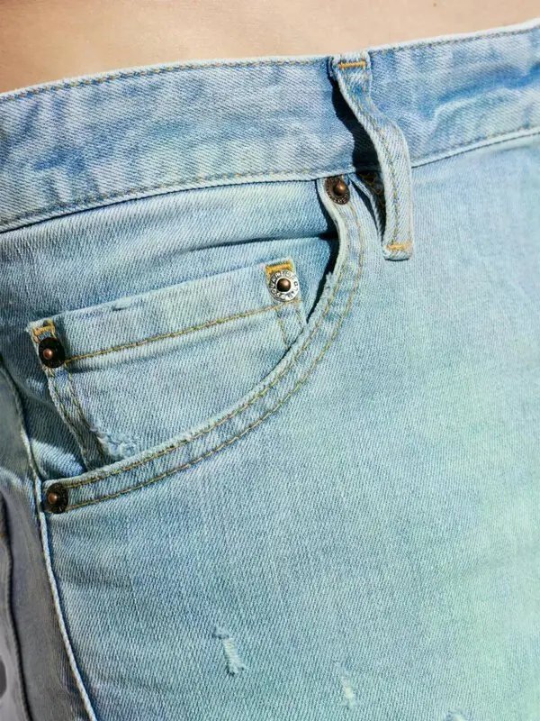 Dsquared2 Super Bleached Stretch Skater Jeans