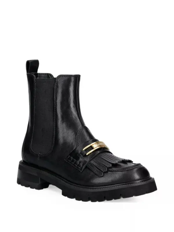TWINSET Fringe-detail Chelsea Boots