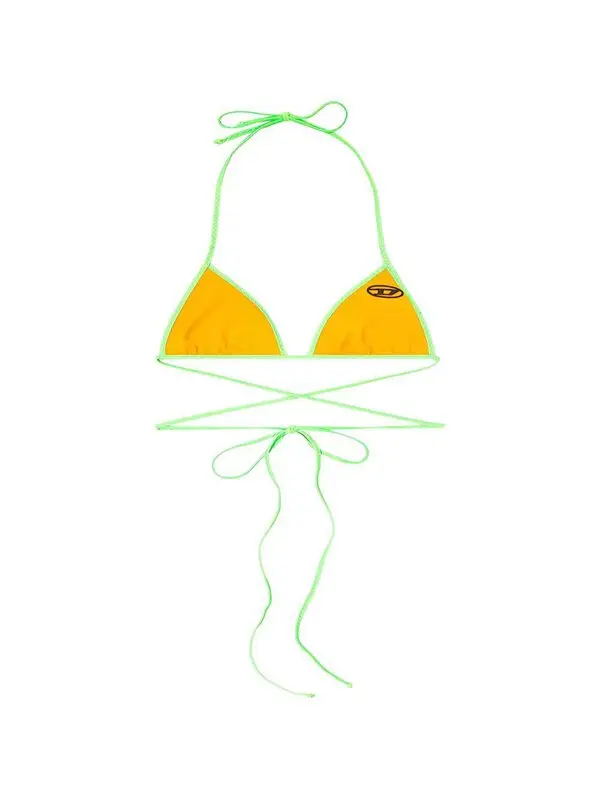 DIESEL® Bikini Top With Wraparound Ties