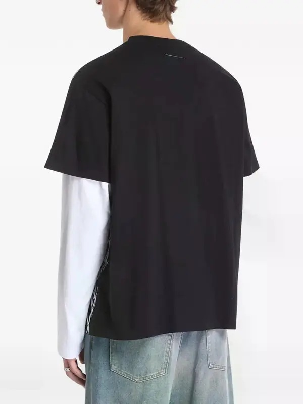 MAISON MARGIELA Logo-print Layered T-shirt