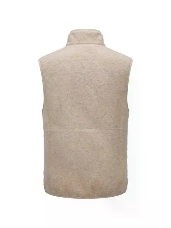 Moncler Logo-patch Brushed-effect Gilet