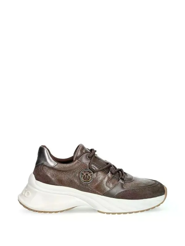 Pinko Logo-plaque Panelled Sneakers