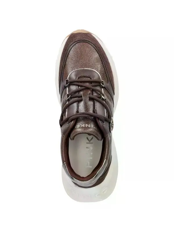Pinko Logo-plaque Panelled Sneakers
