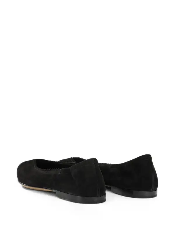 POMME D´OR Suede Pointed-toe Ballet Flats