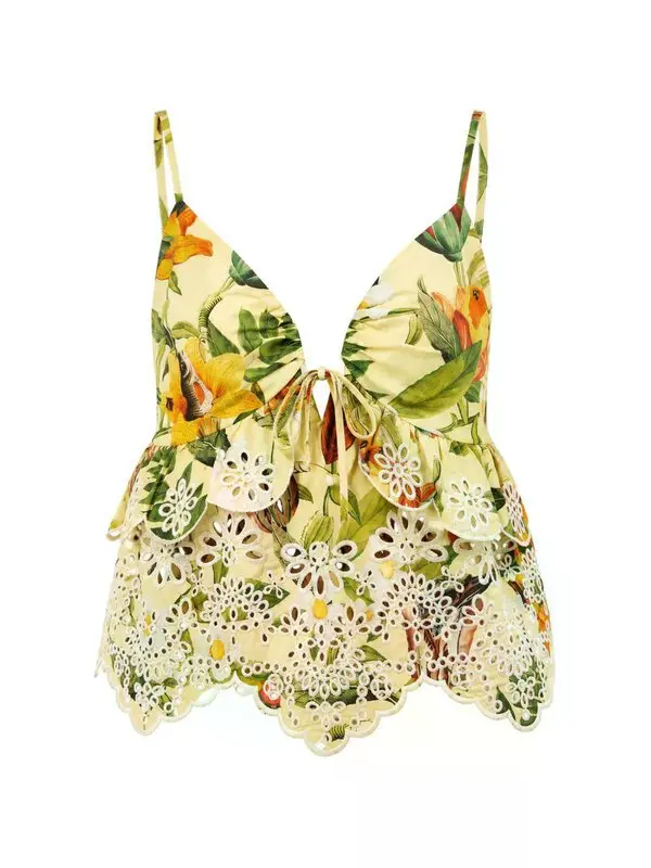 Farm Rio Ruffled Blouse