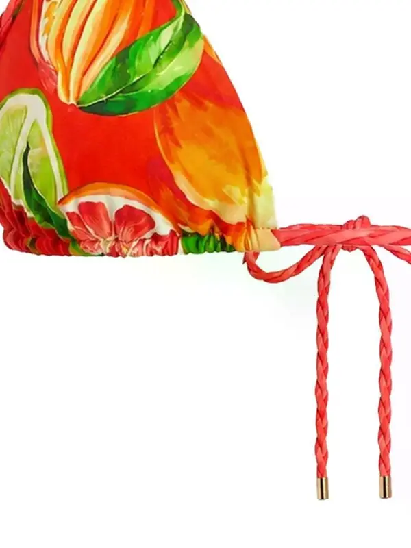 Farm Rio Rope-detail Triangle Bikini Top