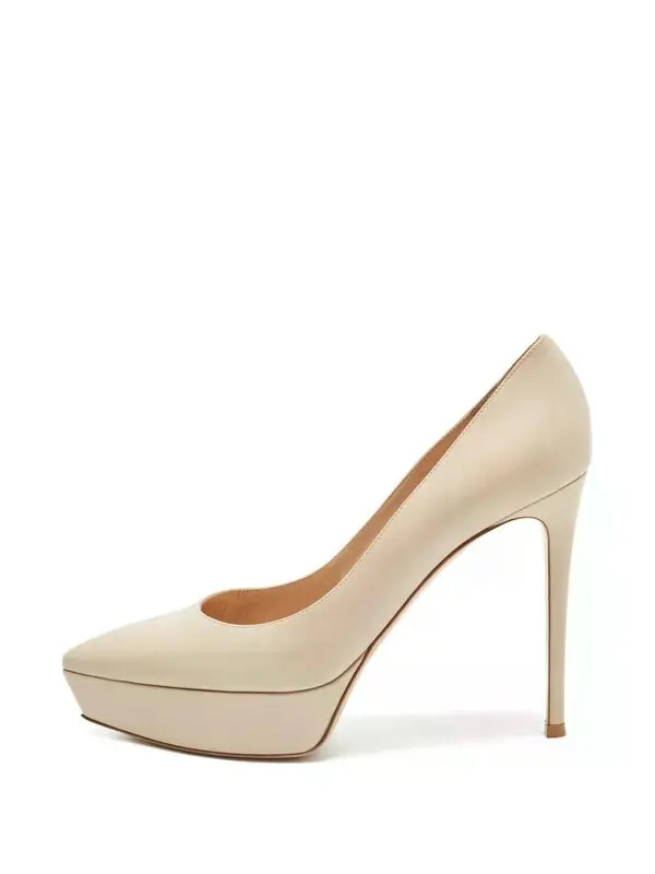 GIANVITO ROSSI Pointed-toe Platform Pumps