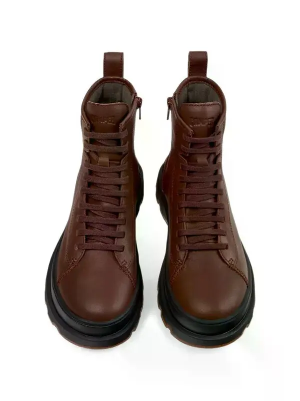 Camper Brutus+ Leather Ankle Boots