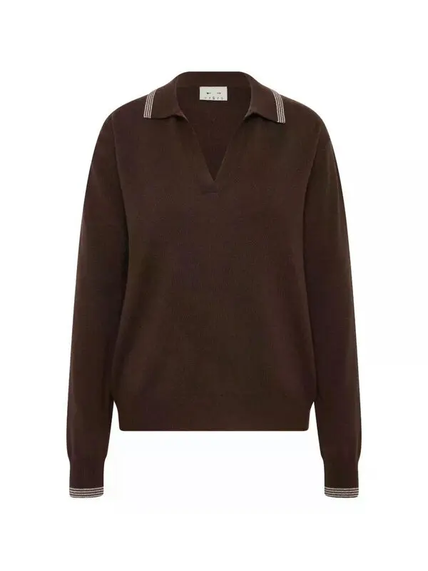 The Upside Coco Luna Striped-trim Sweater