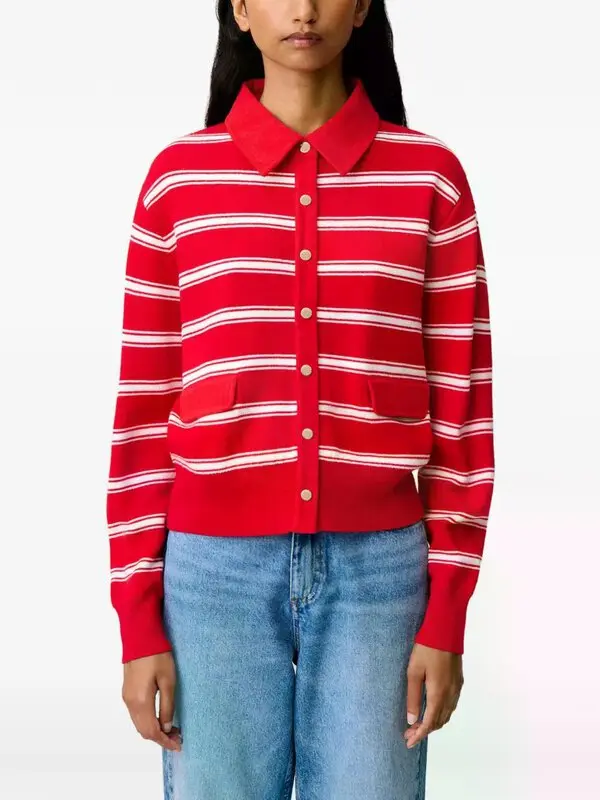 Claudie Pierlot Striped Cardigan